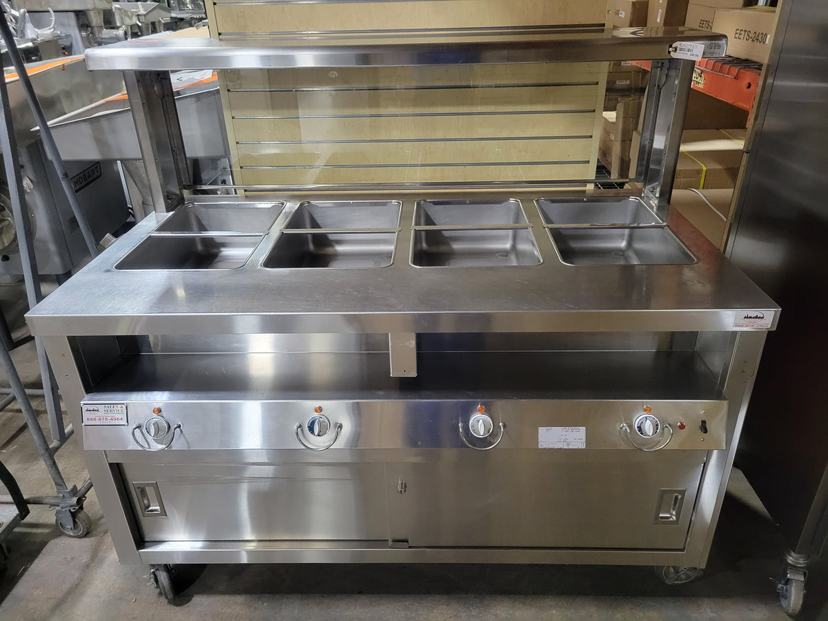 Used Duke TEHF-60SS 60" Hot Food Table w/ (4) Wells & Undershelf, 208v ...
