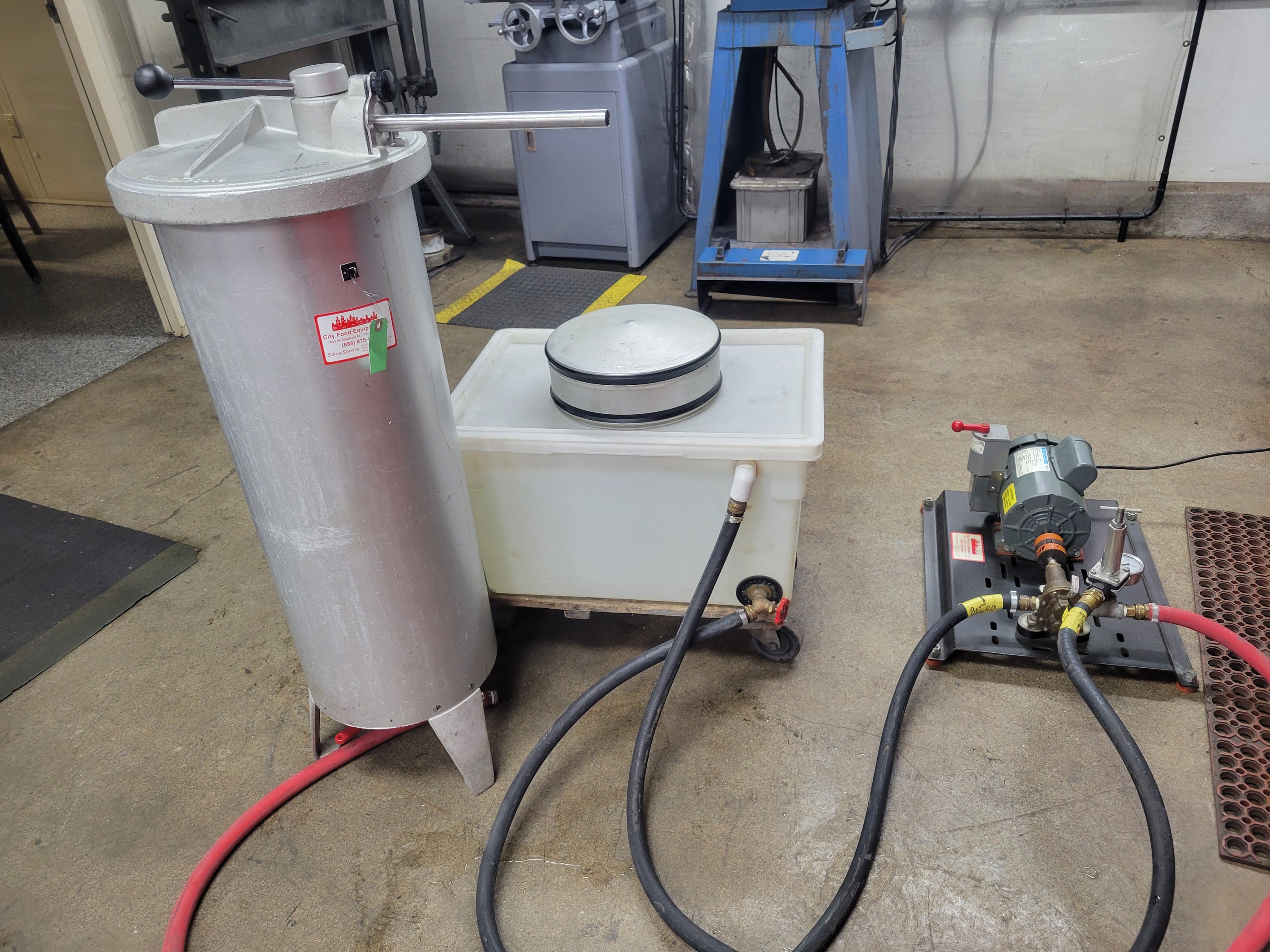 Used Zuber E-Z PAK 100 lb Water Sausage Stuffer — City Food Equipment