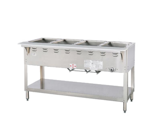 Duke WB304 58 3/8" Hot Food Table w/ (4) Wells & Cutting Board, Natura ...