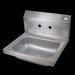 John Boos PBHS-W-1410-4D Wall Mount Commercial Hand Sink w/ 14"L x 10 ...