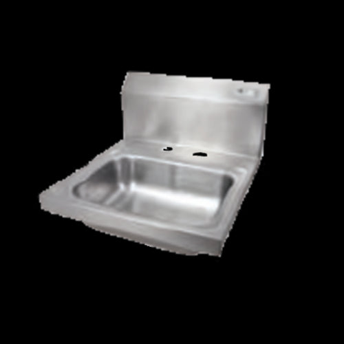 John Boos PBHS-W-1410-2DM Wall Mount Commercial Hand Sink w/ 14"L x 10 ...