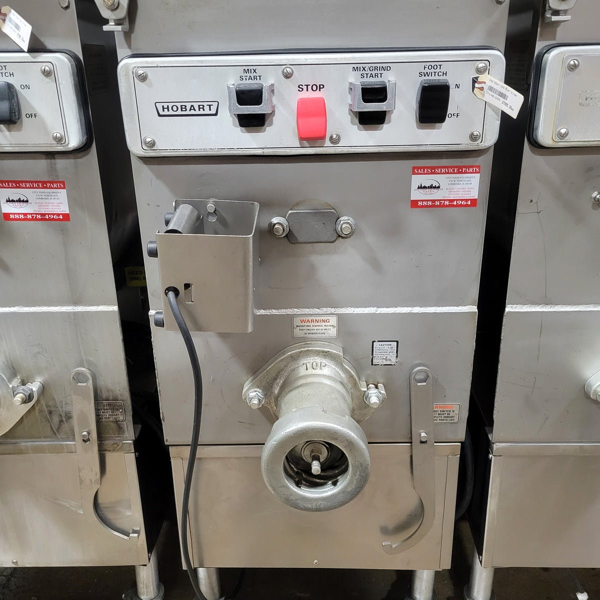 Hobart 4246 Commercial Meat Mixer Grinder, 3 Phase, 208 Volts, 6HP ...