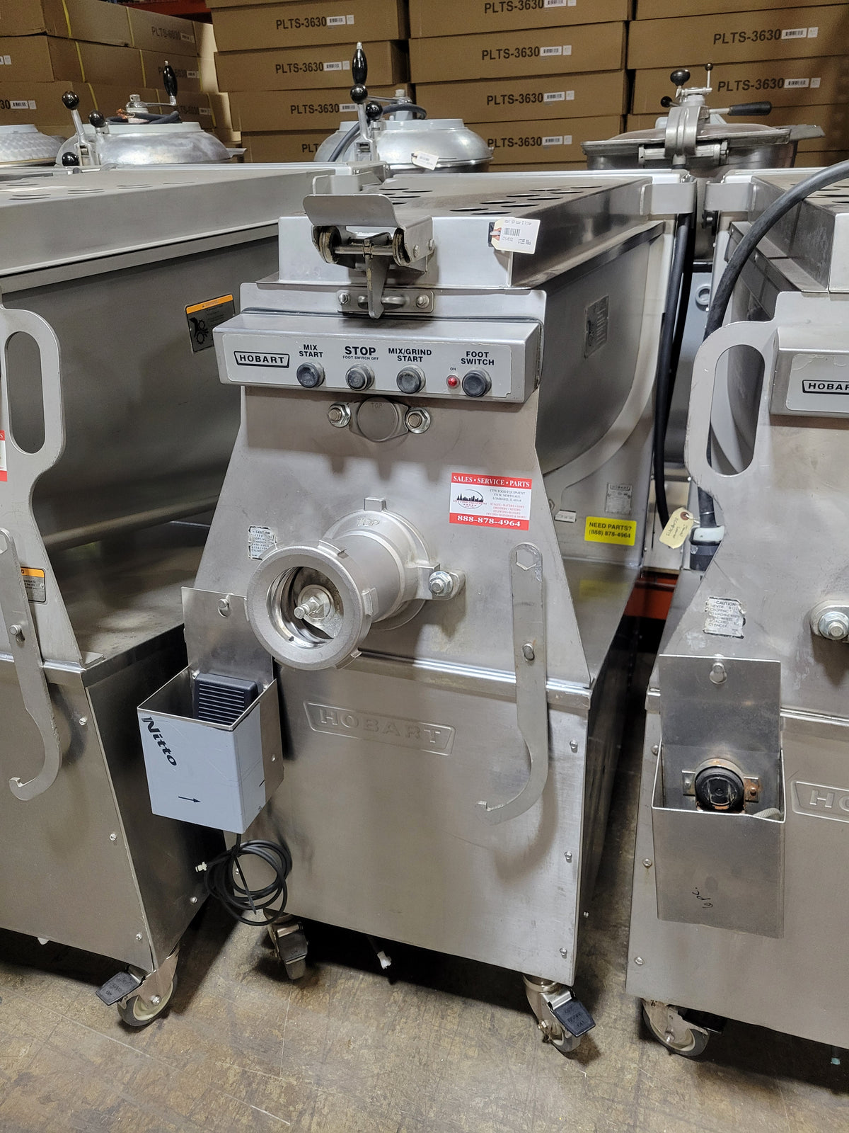 Hobart MG1532 # 32 Commercial Meat Mixer/Grinder, 3 Phase — City Food ...