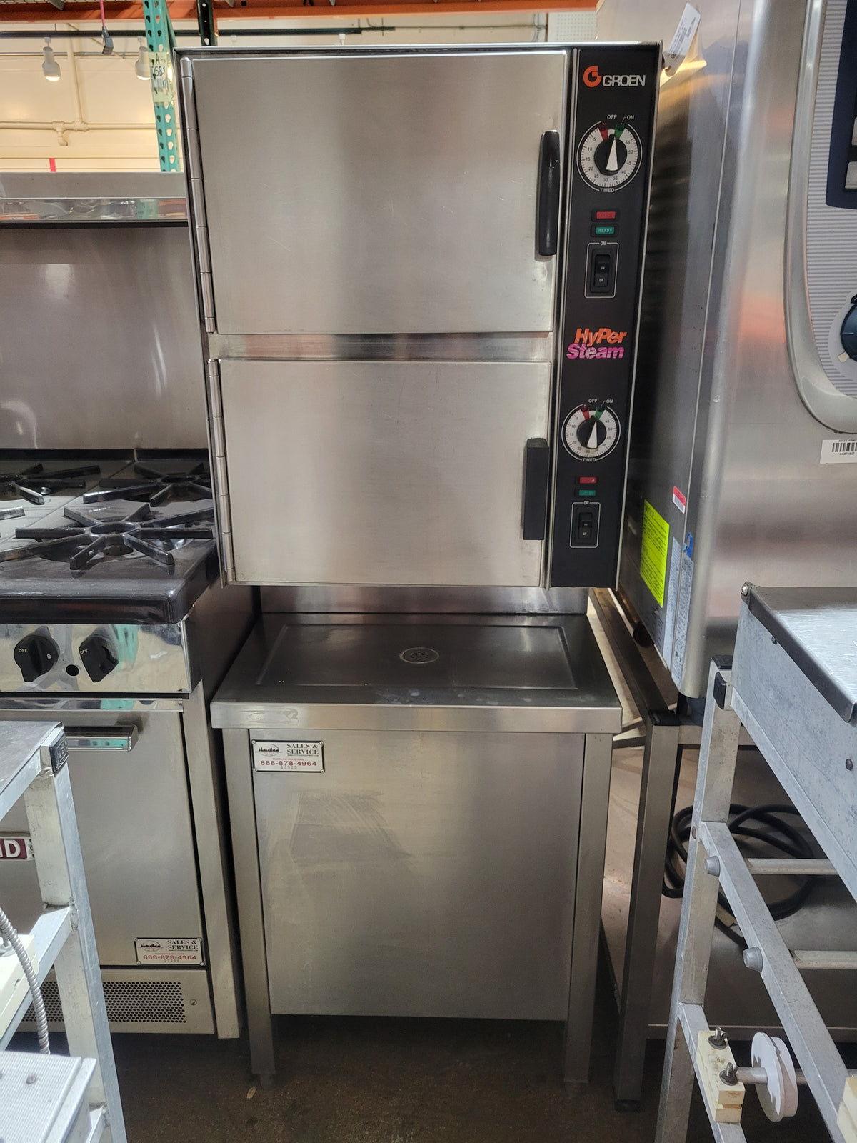 Used Groen HyperSteamT Convection Steamer, gas, (2) — City Food Equipment