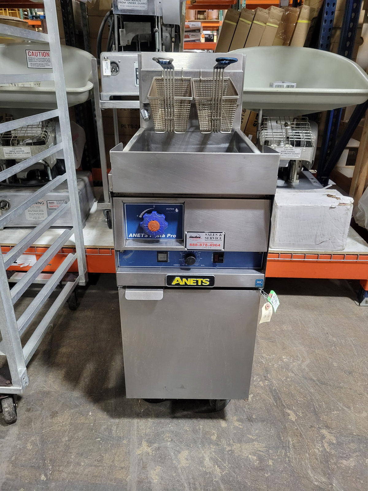 Anets GPC-14D 8.5 Gallon Natural Gas Pasta Cooker with Digital Control ...