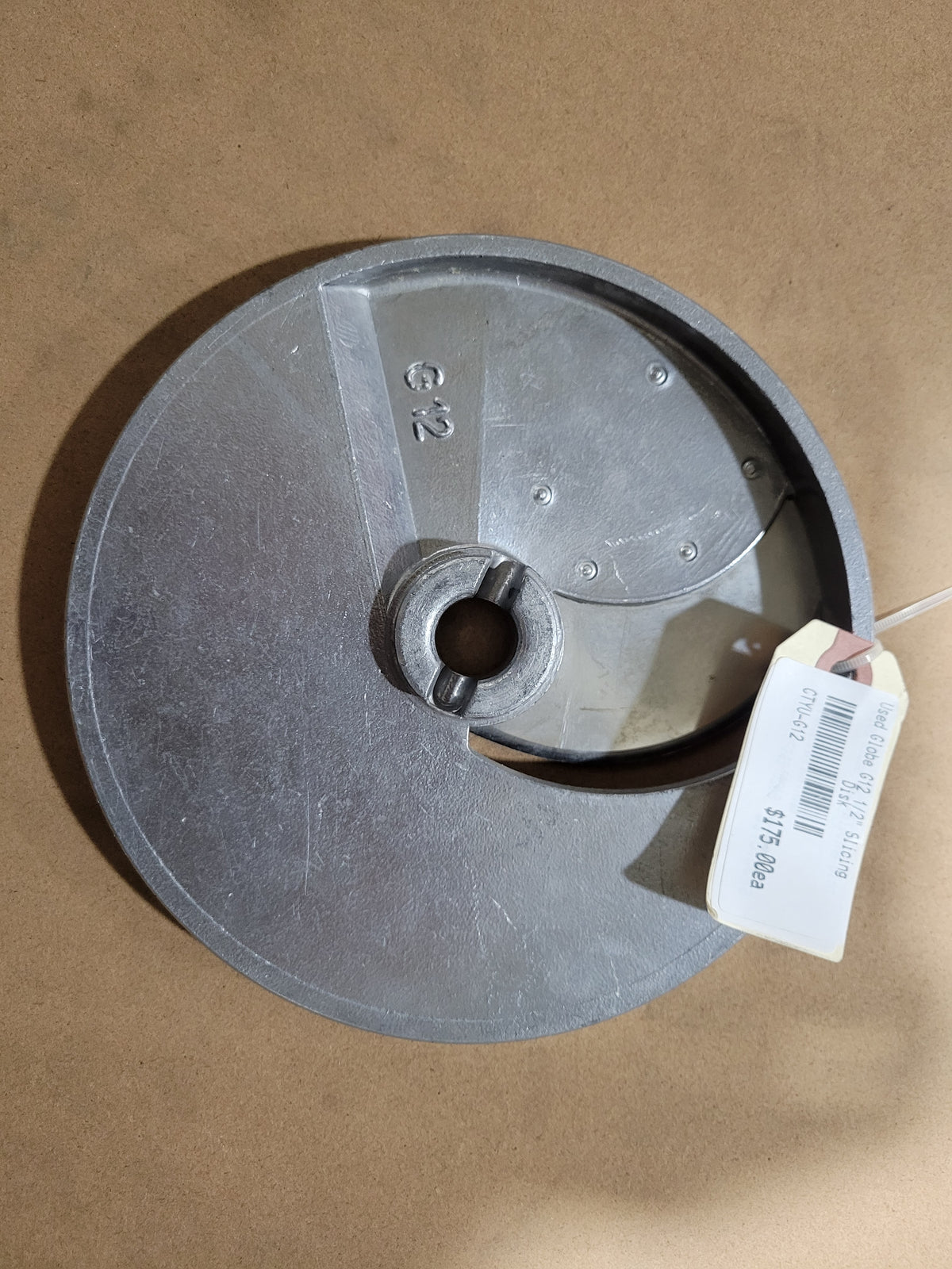 Used Globe G12 1/2" Slicing Disk — City Food Equipment