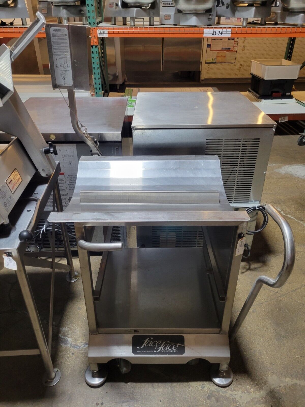 Used Face To Face Deli Buddy Stainless Mobile Cart — City Food Equipment