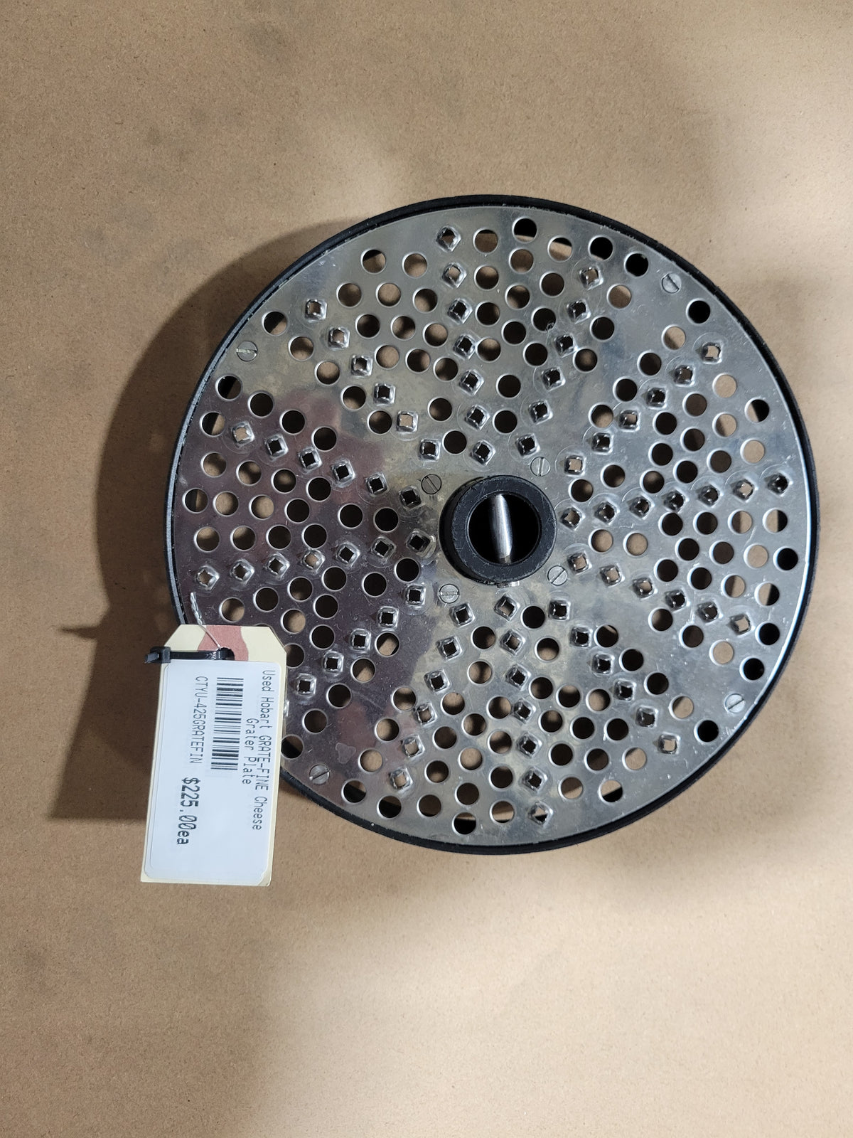Used Hobart GRATE-FINE Cheese Grater Plate — City Food Equipment